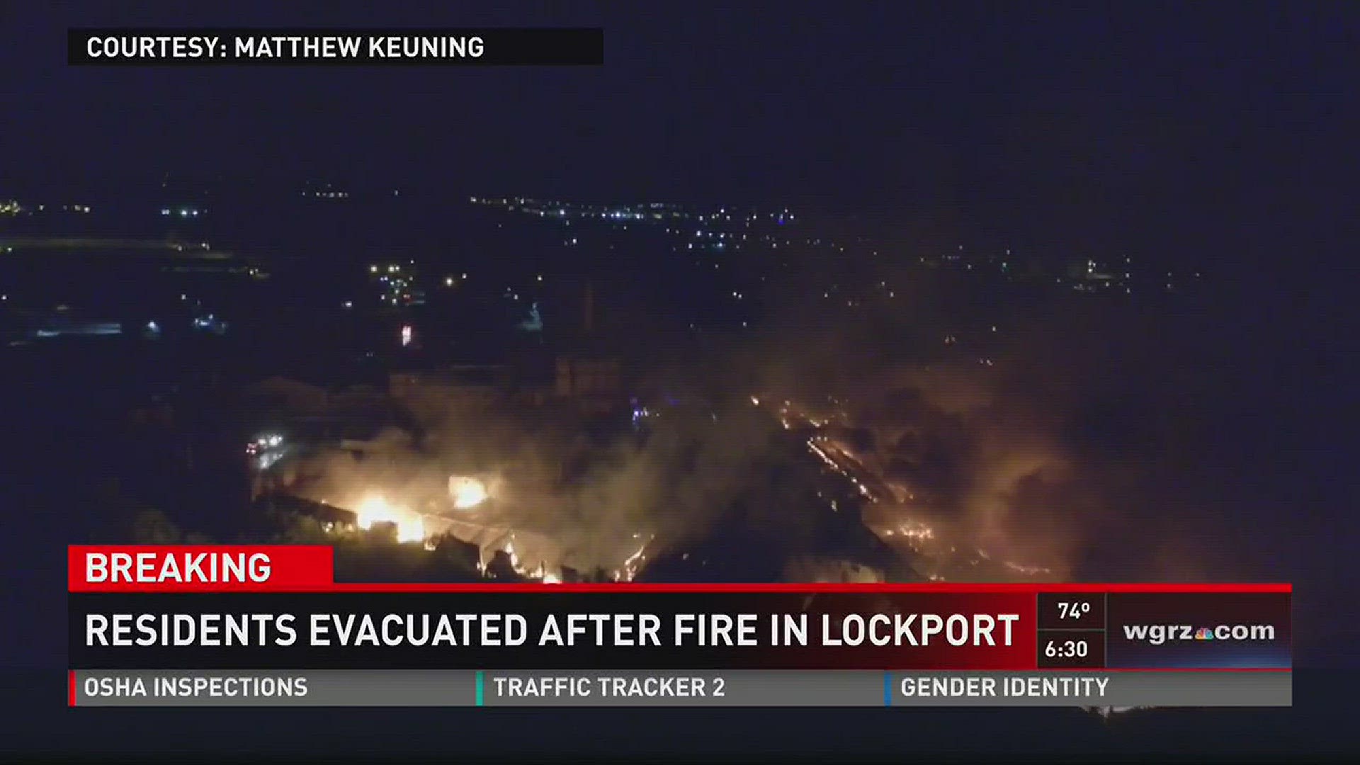 Large Lockport fire contained, not out | wgrz.com
