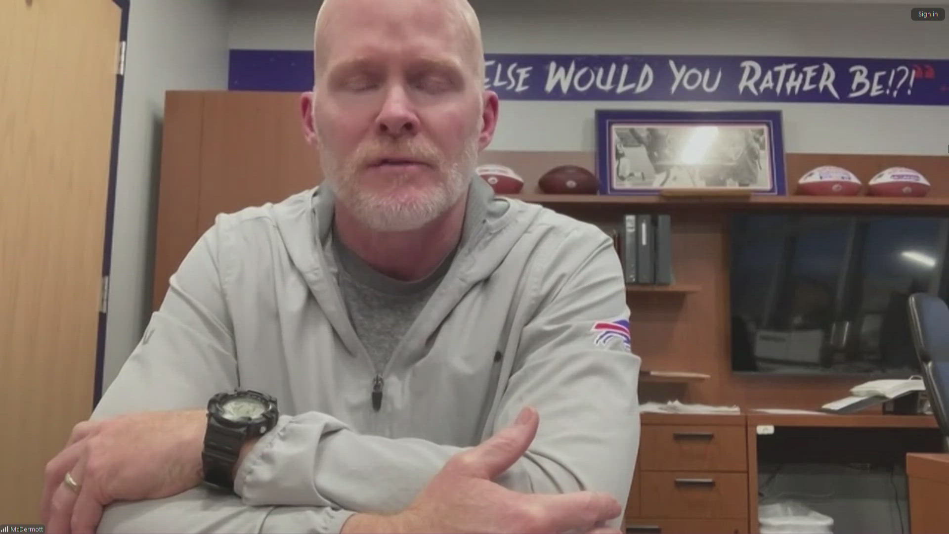 Buffalo Bills Head Coach Sean McDermott talks to the media | wgrz.com