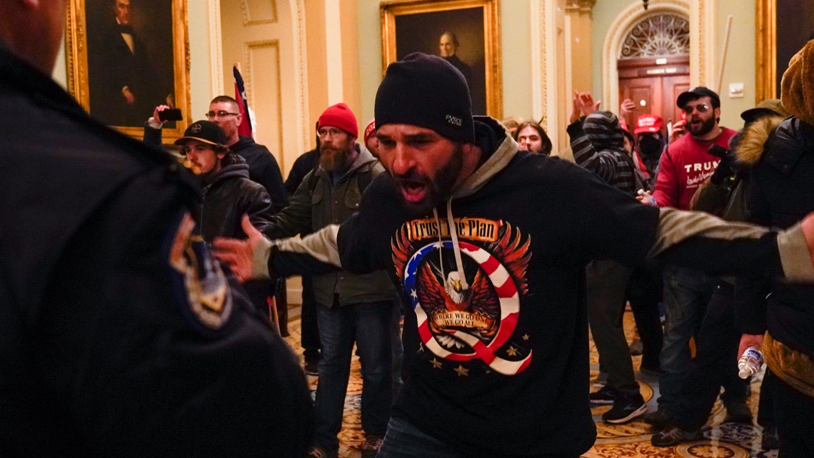 Lawmakers given gas masks as protesters breach US Capitol | wgrz.com