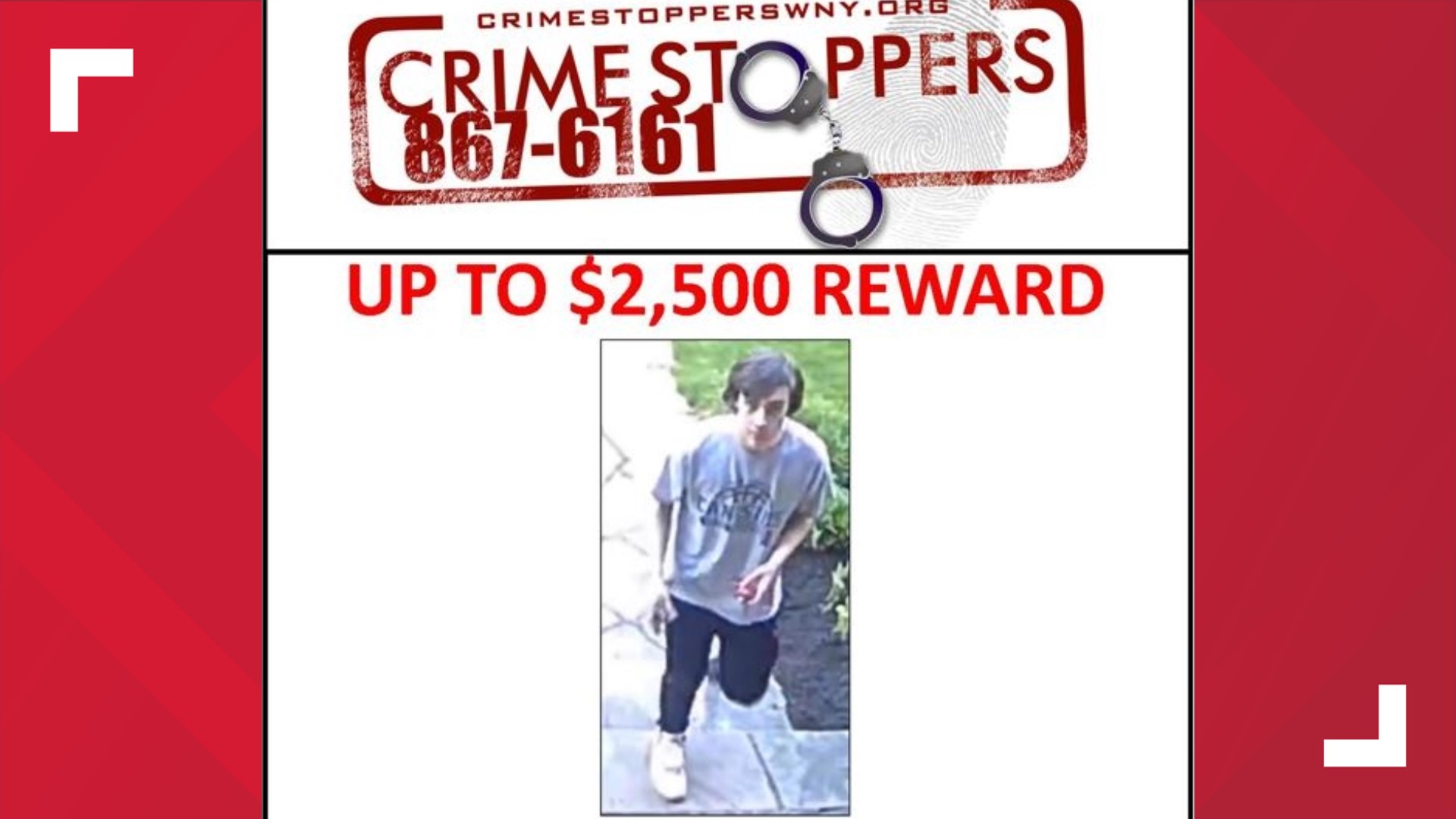 Crime Stoppers WNY offering reward for information leading to arrest of ...