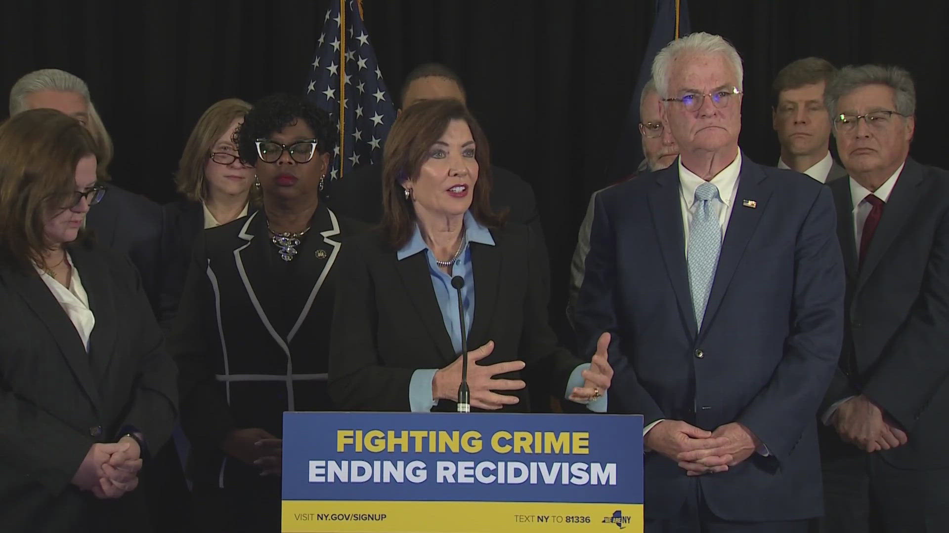 New York Gov. Kathy Hochul makes public safety announcement | wgrz.com