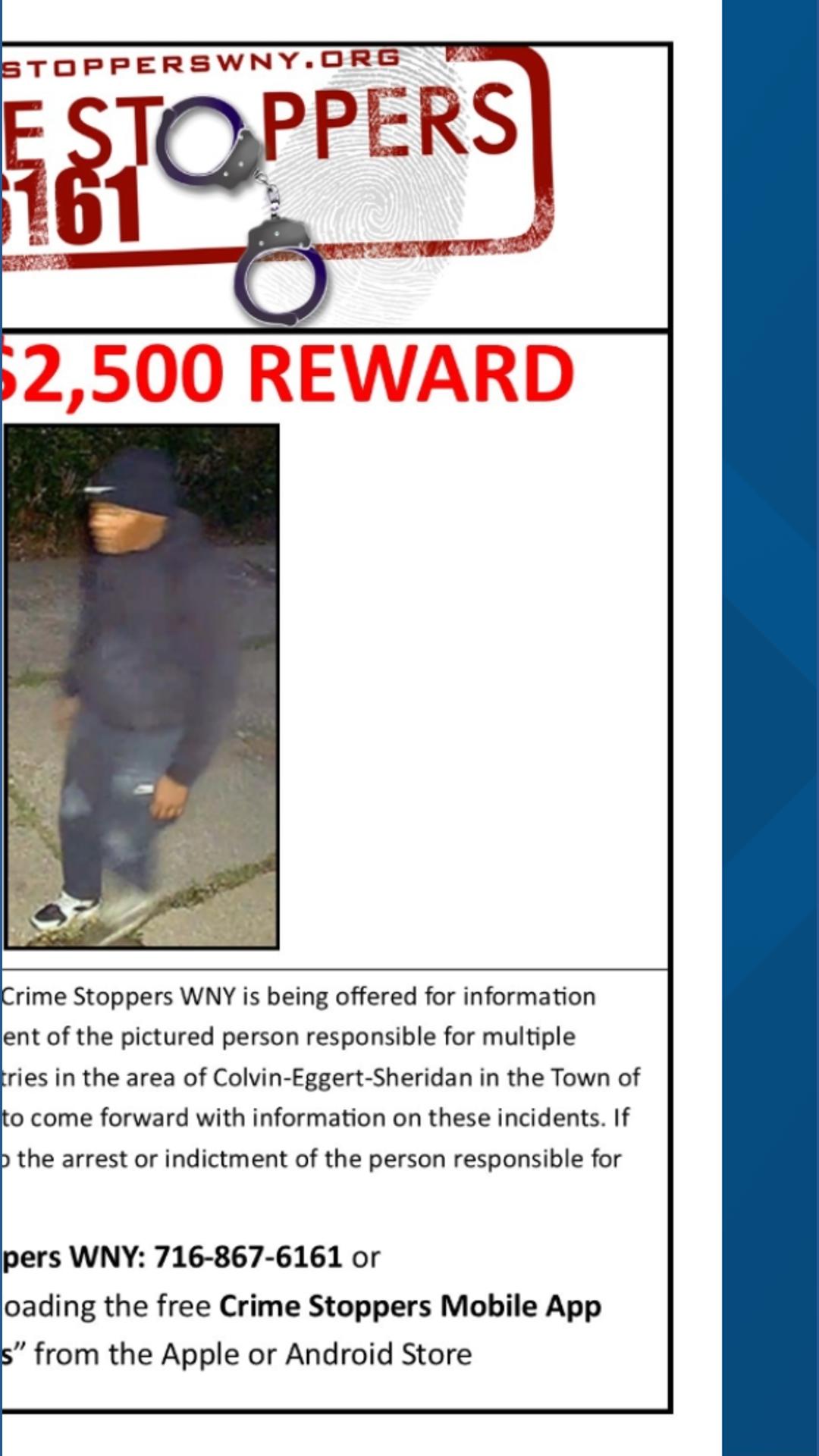 Crime Stoppers offers $2,500 reward for info on Tonawanda burglaries ...