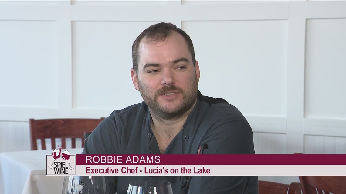 Chef Robbie Adams talks about the new menu items at Lucia's on the Lake ...