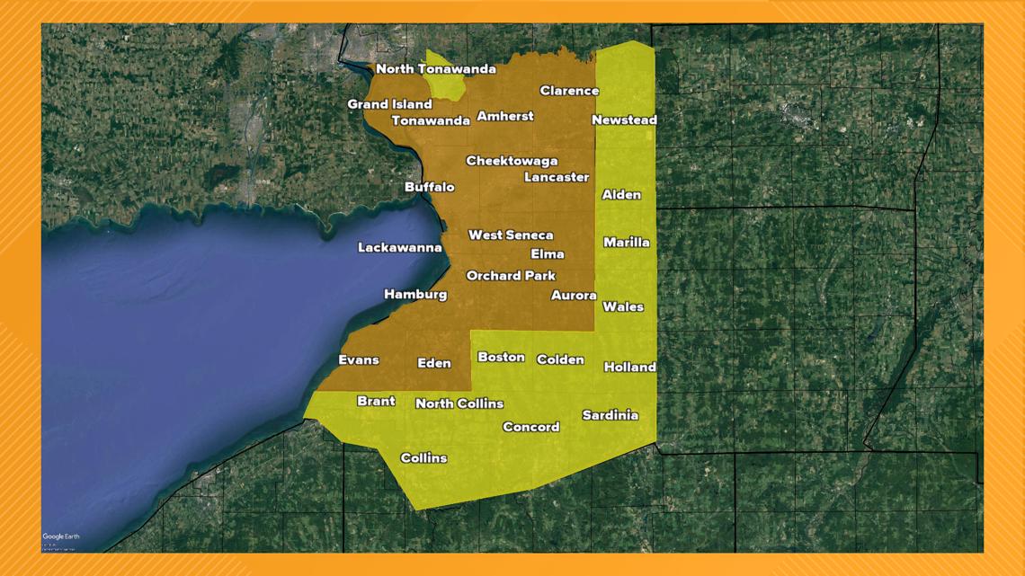 Cuomo: Buffalo area going from Yellow to Orange Zone; part of Niagara ...