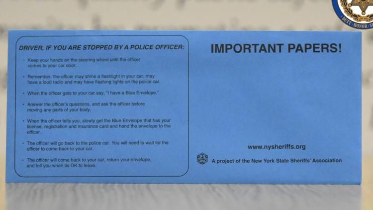Erie County Sheriff's Office launches 'Blue Envelope' program | wgrz.com