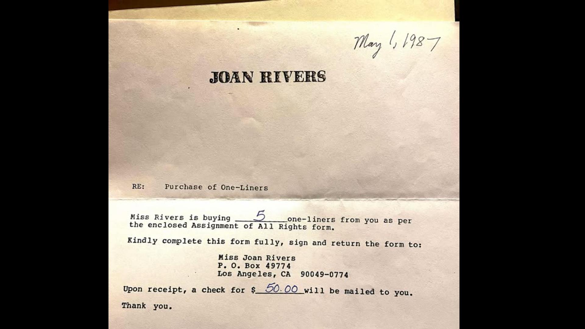 No joke: Buffalo priest once wrote one liners for Joan Rivers | wgrz.com