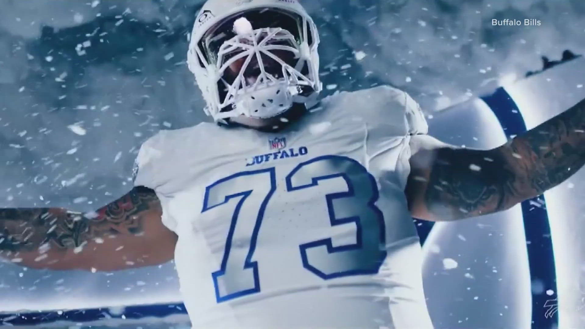 Buffalo Bills unveil 'icy' uniforms for Patriots game | wgrz.com