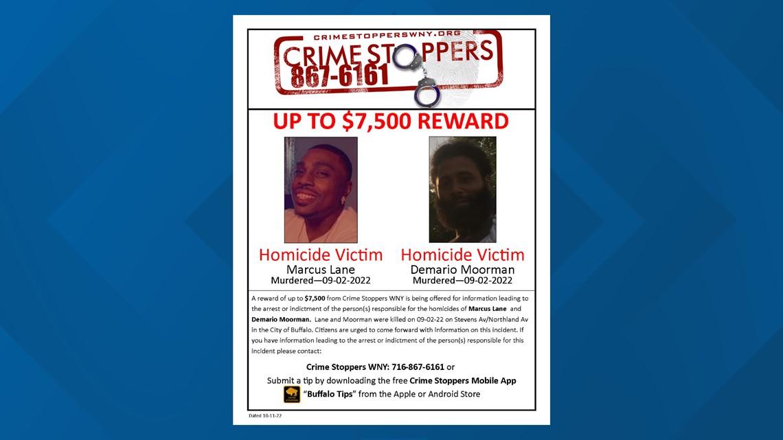Crime Stoppers offers reward up to $7,500 for information on double ...
