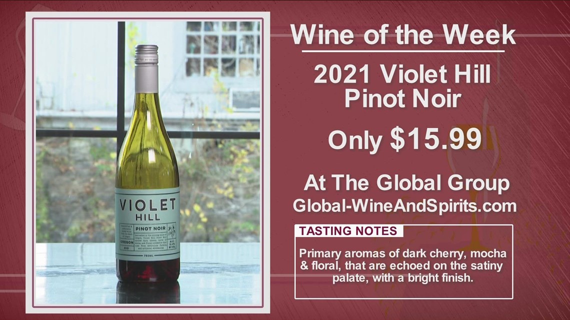 Kevin's Wine of the Week is the 2021 Violet Hill Pinot Noir | wgrz.com