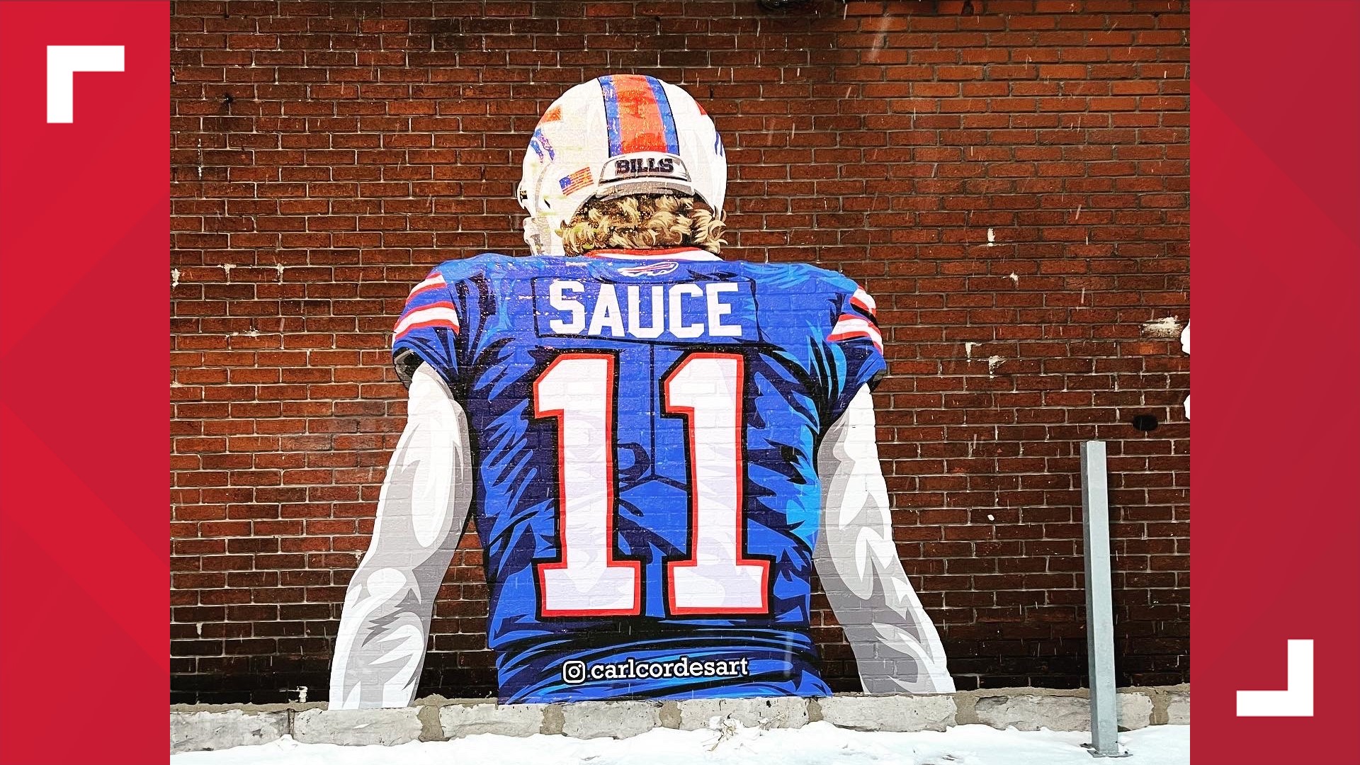 Out with the old and in with the new, Cole Beasley mural in North Park ...