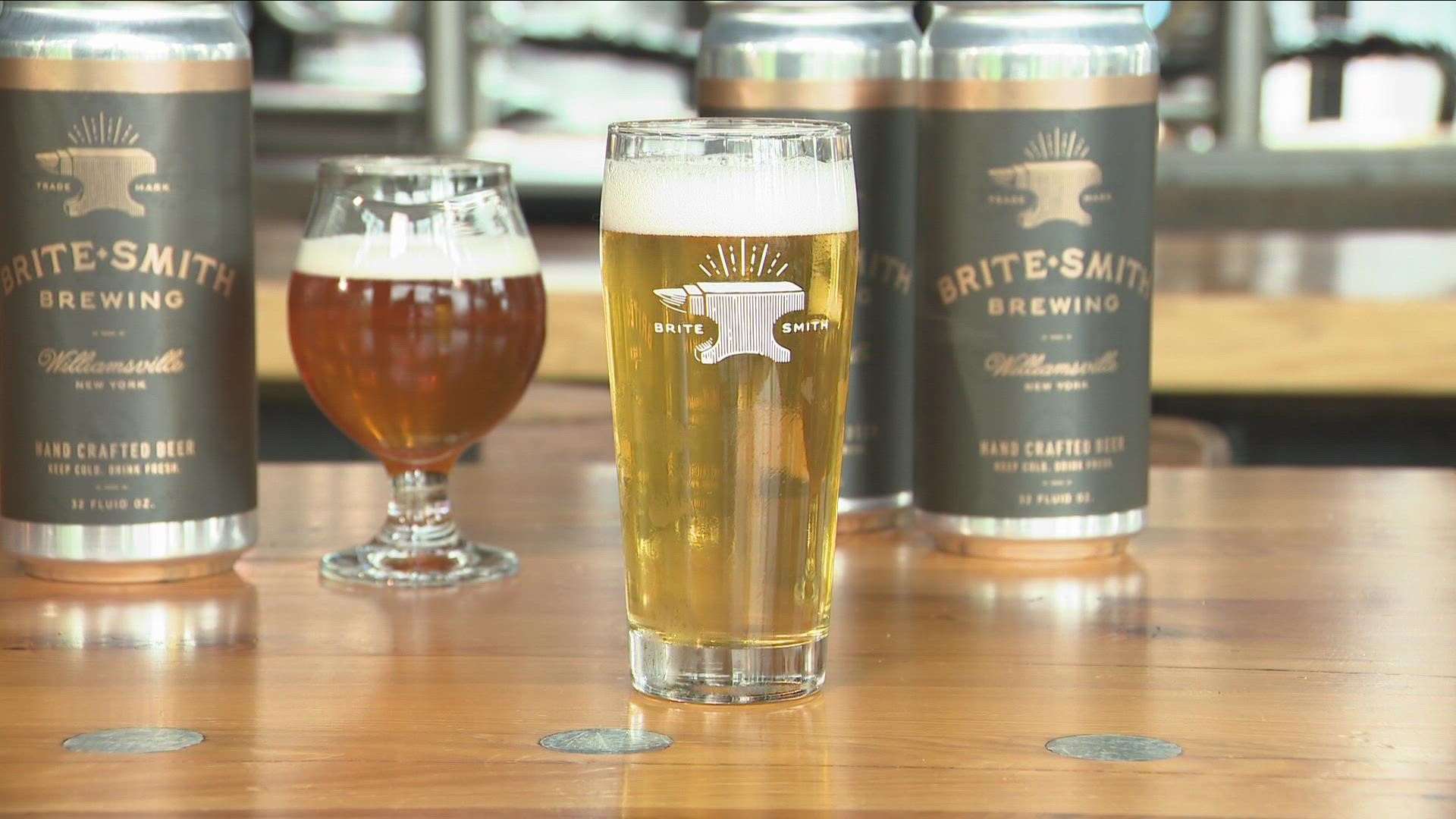 Kevin is at Britesmith Brewing with Head Brewer Devin Erdmann | wgrz.com