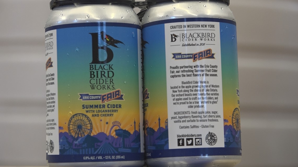 BlackBird Cider Works debuts special cider for Erie County Fair | wgrz.com