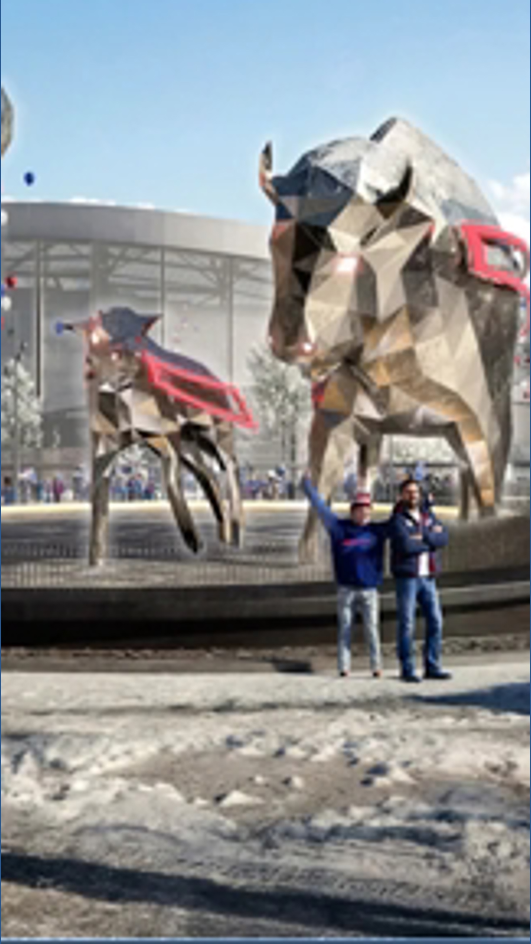 Bills give first look at Highmark Stadium bisons | wgrz.com