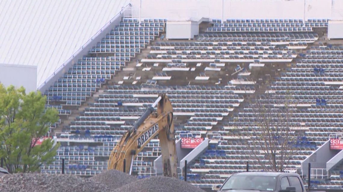 Demolition of old Highmark Stadium underway | wgrz.com