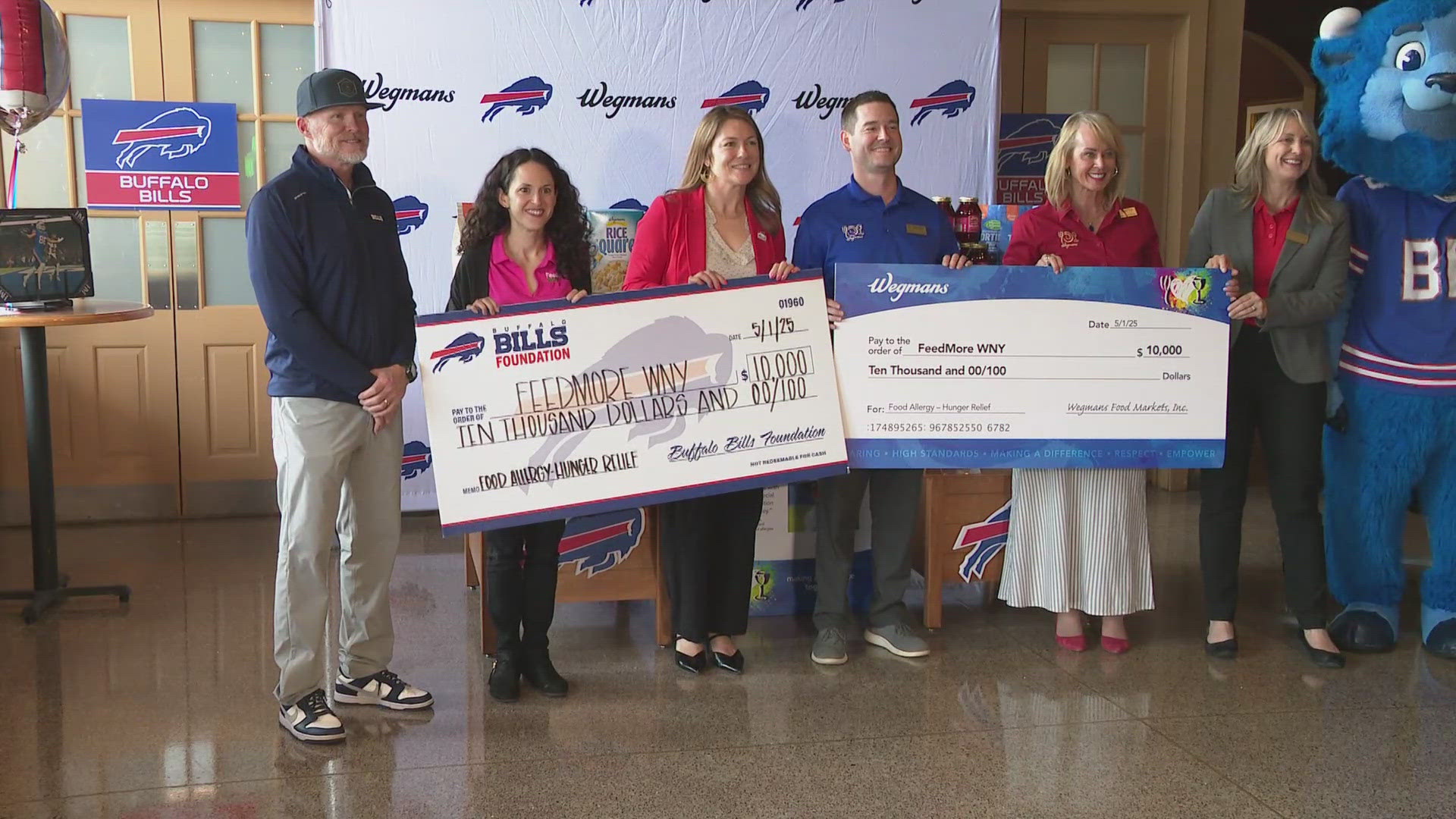Buffalo Bills hold food allergy drive with Wegmans | wgrz.com