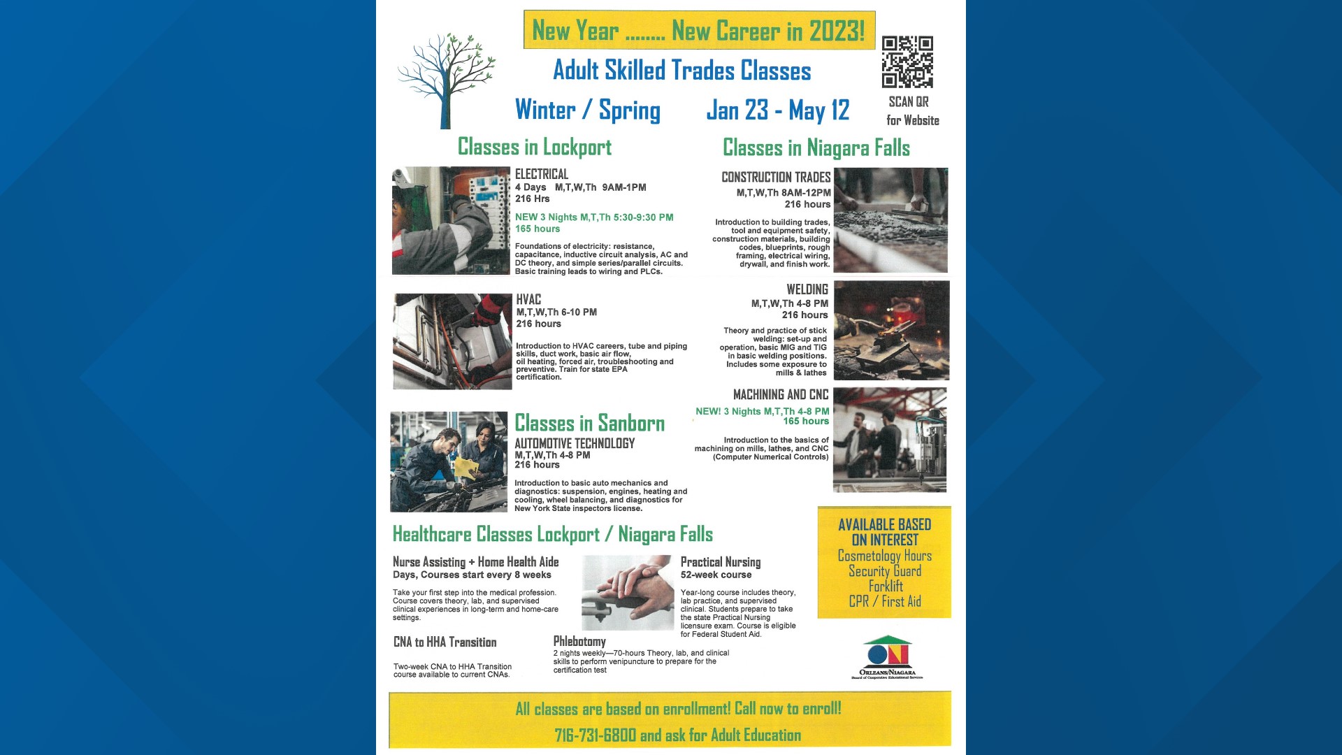 Adult skilled trade classes | wgrz.com