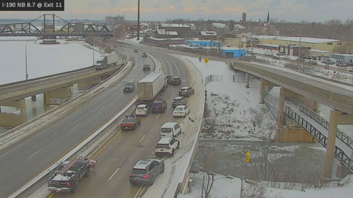 I-190 North reopen following vehicle crash | wgrz.com