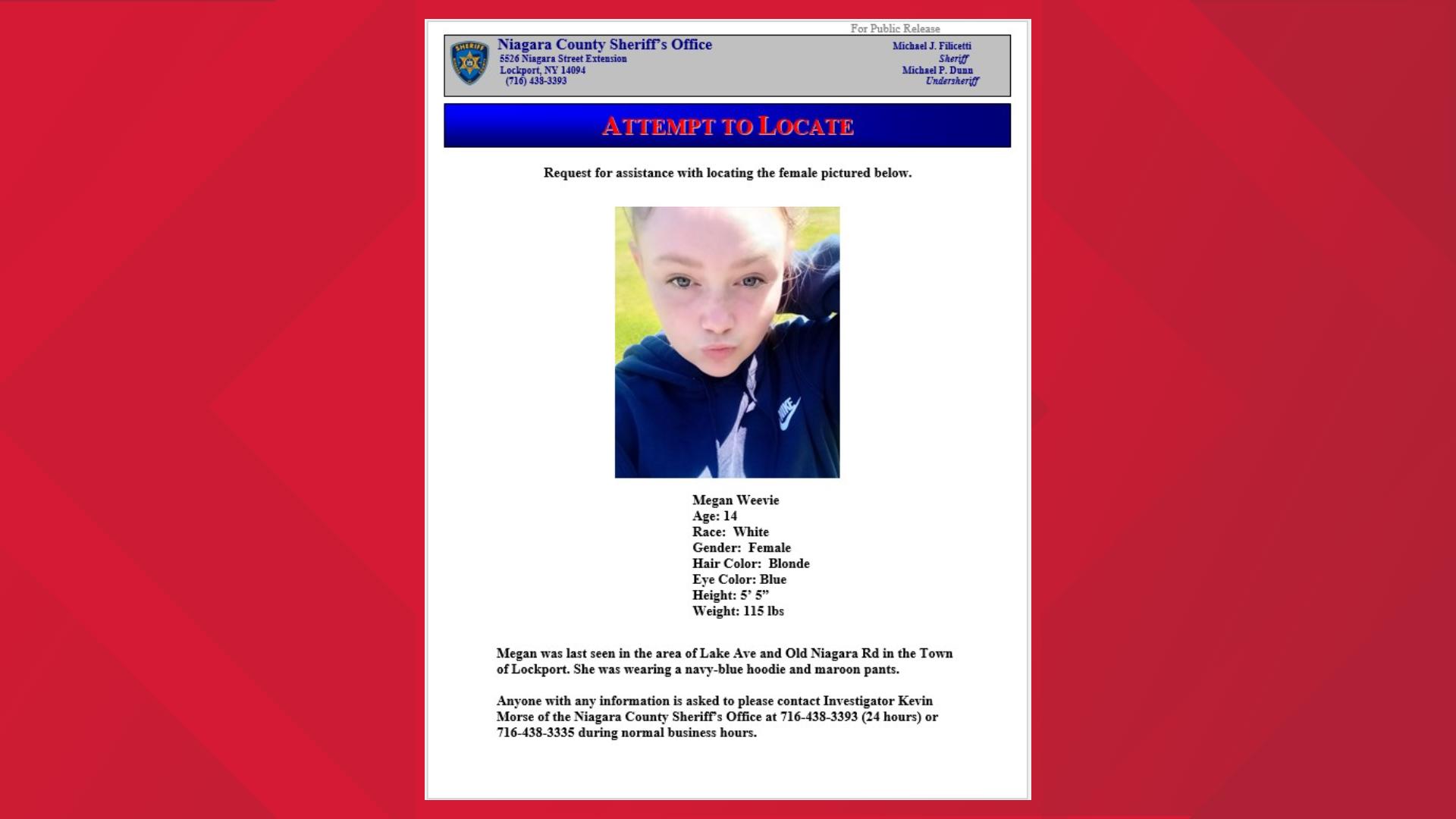 Niagara County seeks help finding missing teen | wgrz.com