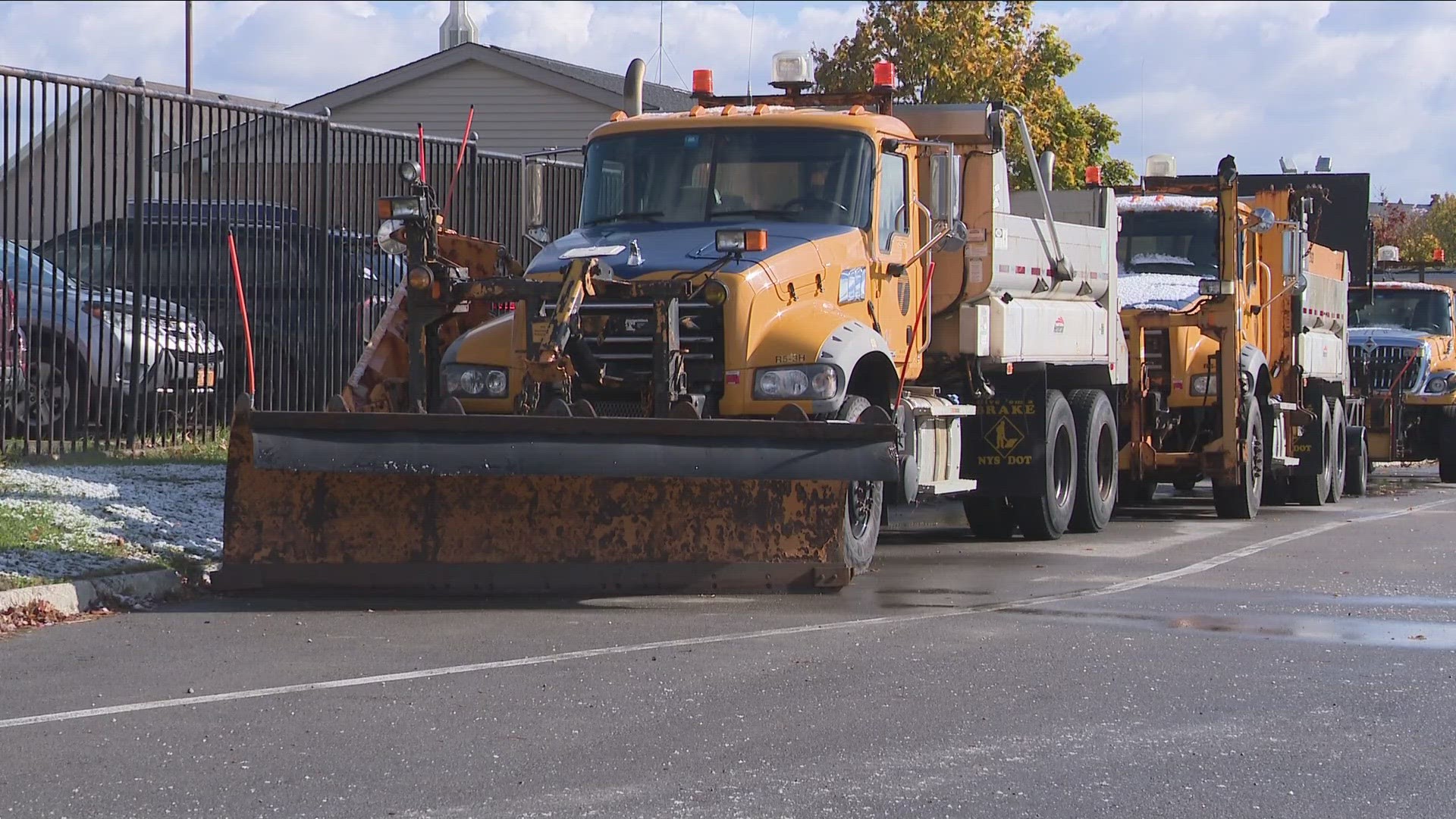 Conditions on Route 33 for morning commuters in the winter | wgrz.com