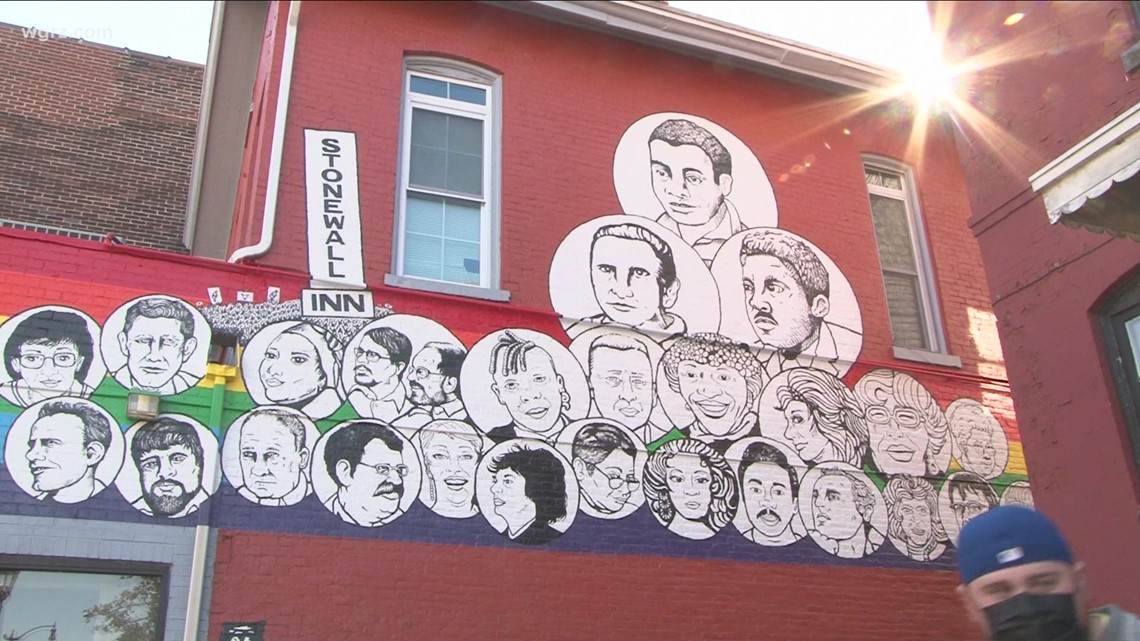 Pride mural in Allentown unveiled on National Coming Out Day | wgrz.com