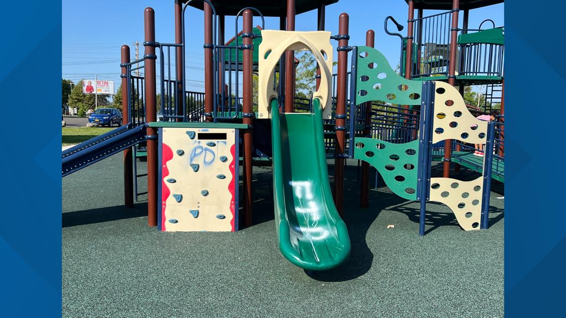 2 men charged for spray painting playground in Town of Tonawanda | wgrz.com