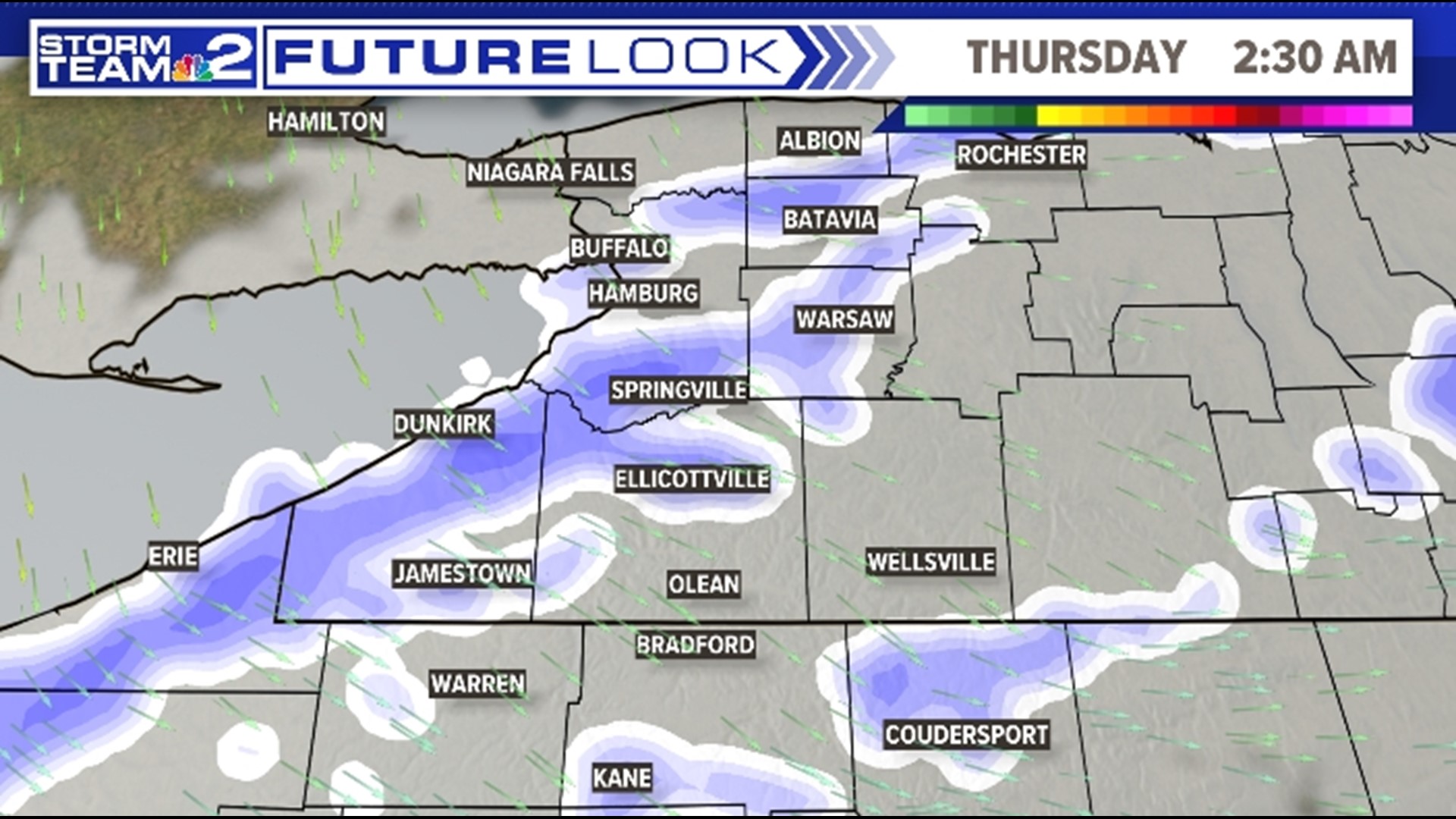 Snow totals from Wednesday's lake effect snow and watching a system for ...