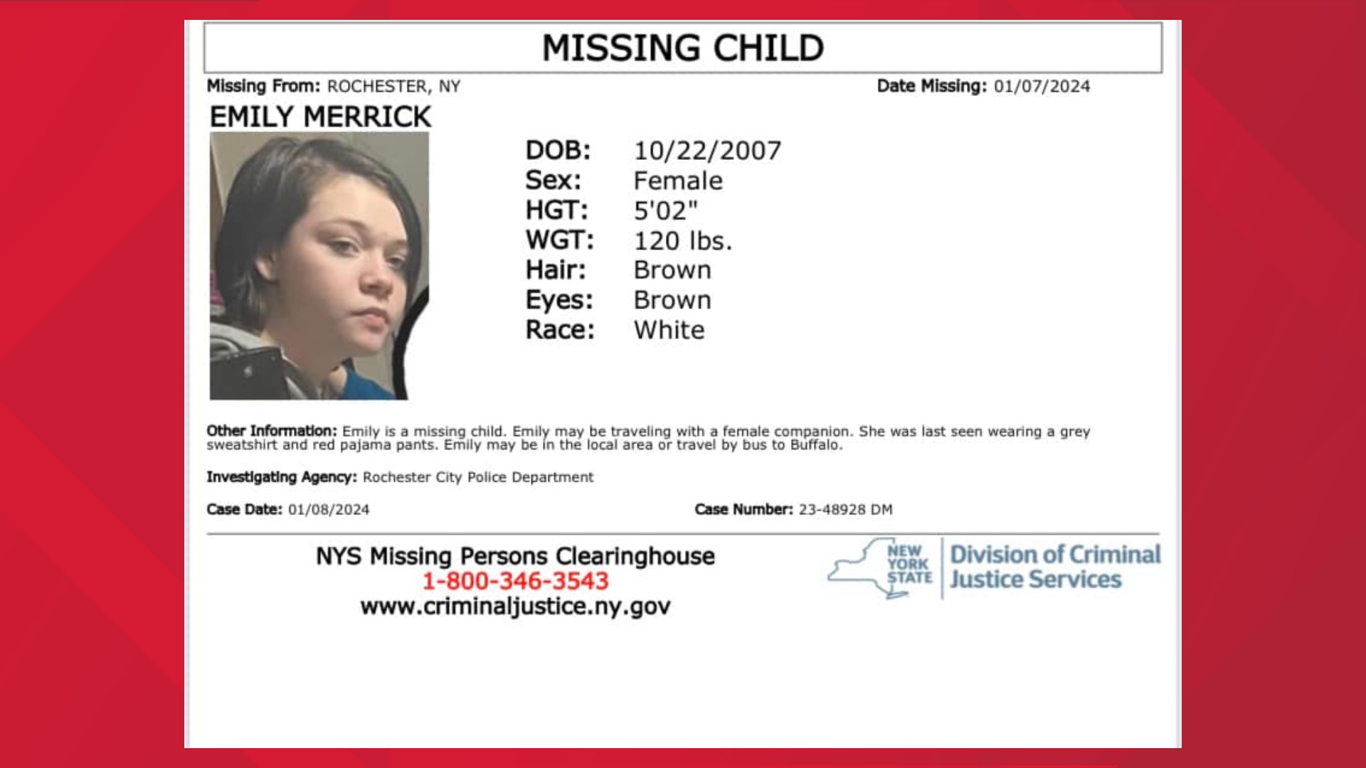 Missing 16-year-old may be traveling to Buffalo | wgrz.com