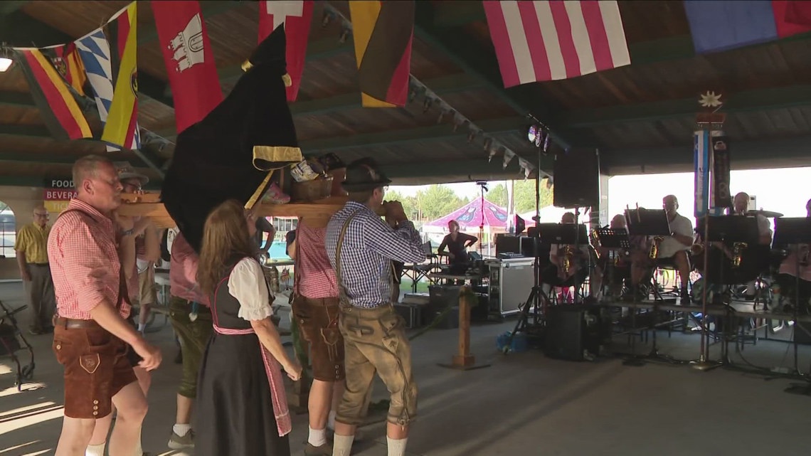 The 40th annual German festival got underway Friday evening in ...