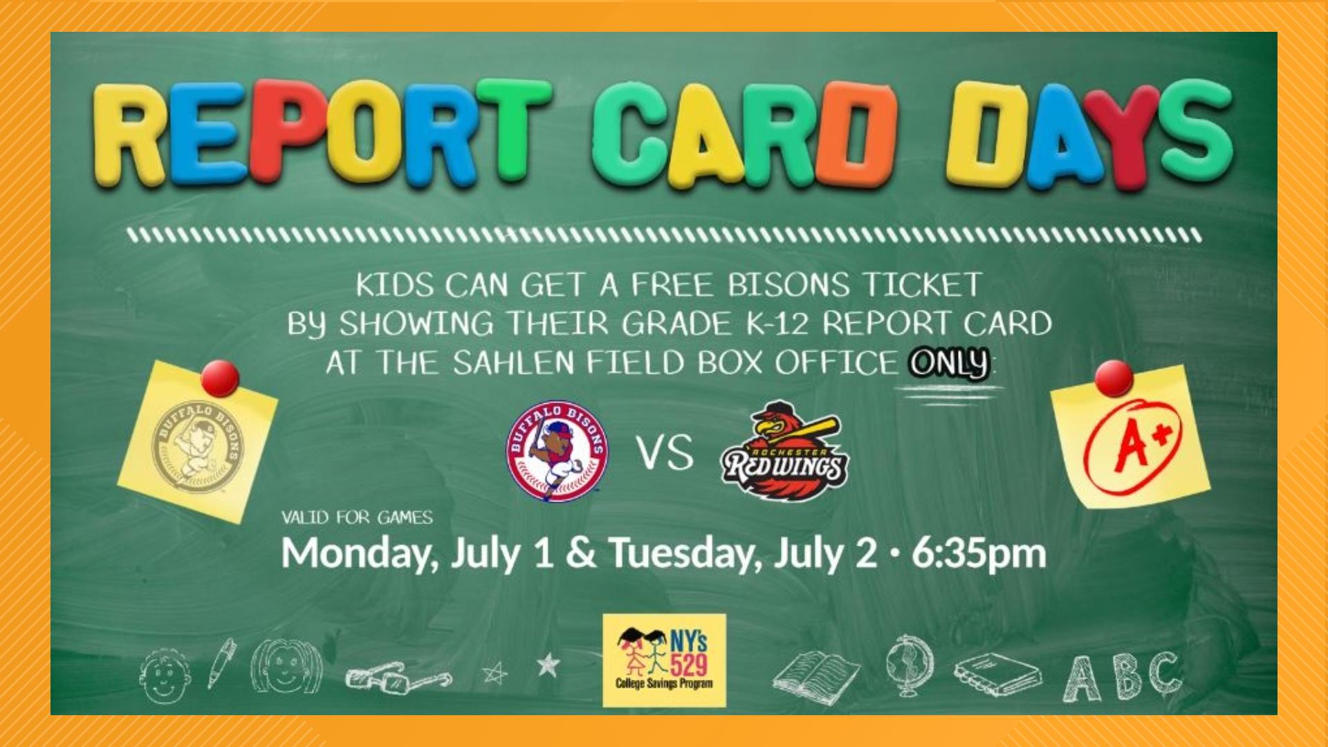 Buffalo Bisons invite kids to game for free with report cards | wgrz.com