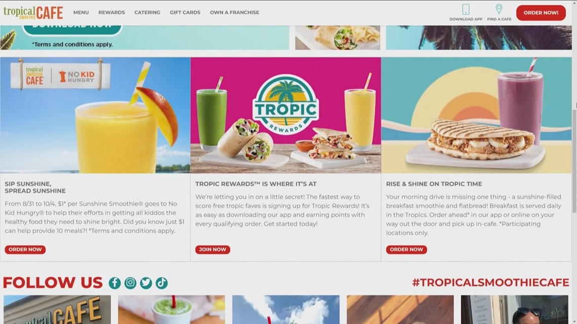Tropical Smoothie opening 3 new locations in WNY | wgrz.com