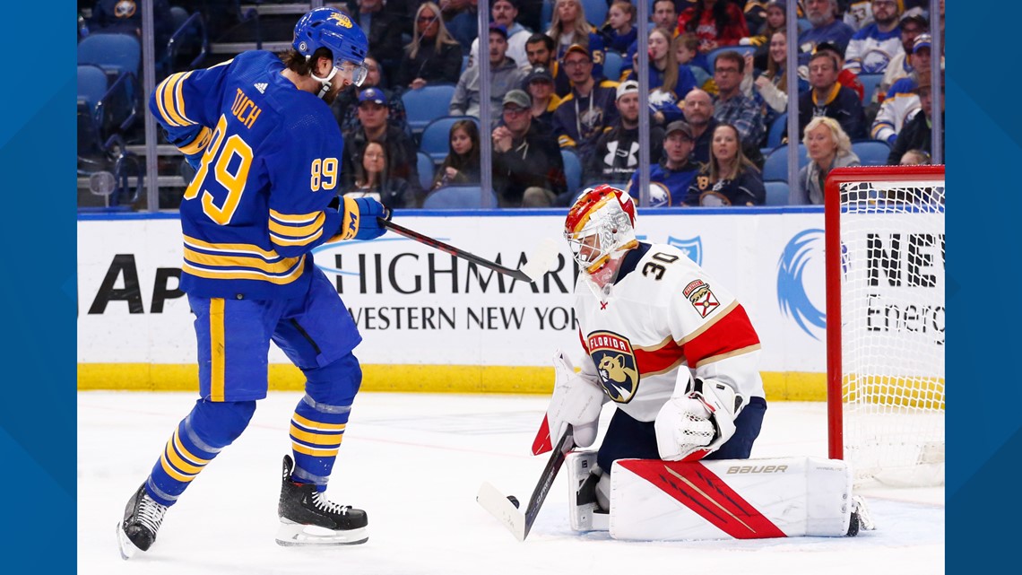 Sabres' 8-game point streak ends with home loss vs. Panthers | wgrz.com