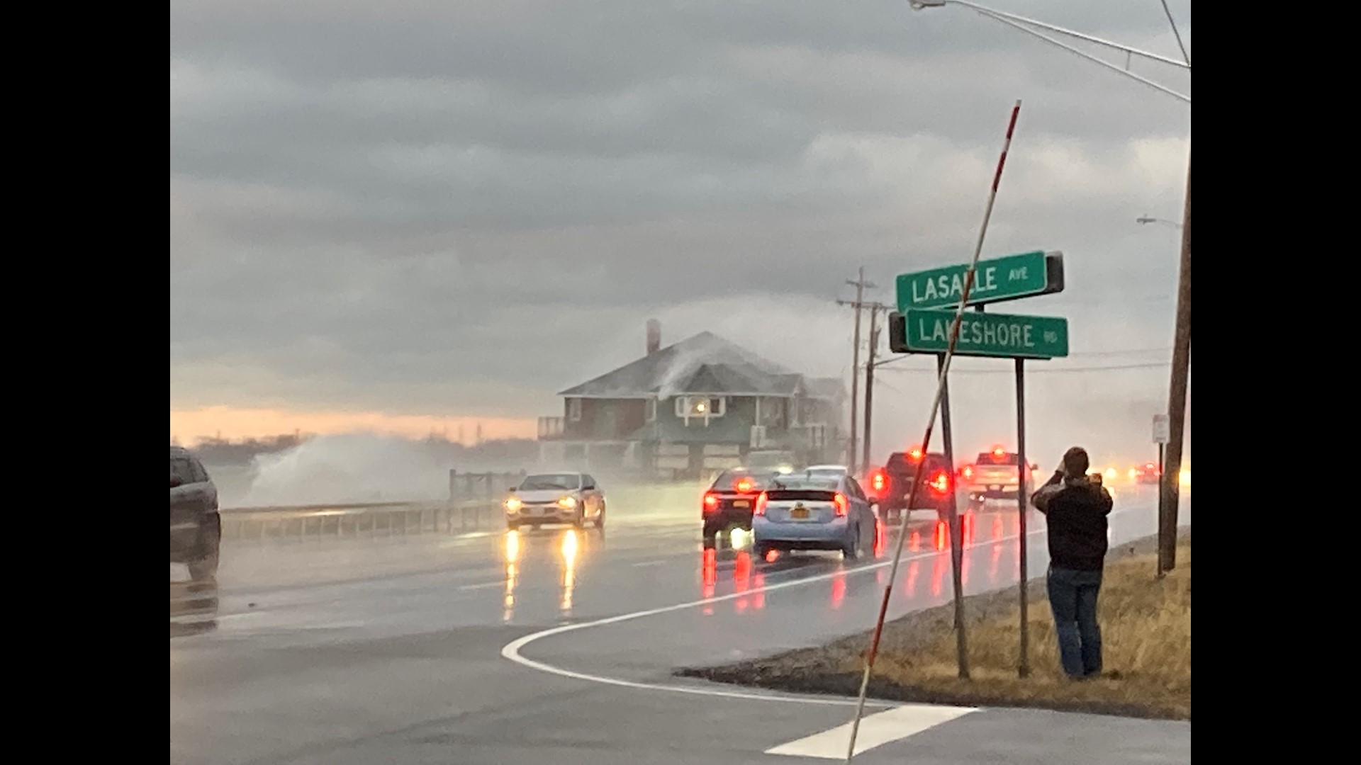 PHOTO GALLERY: Flooding in Hamburg during High Wind Warning | wgrz.com