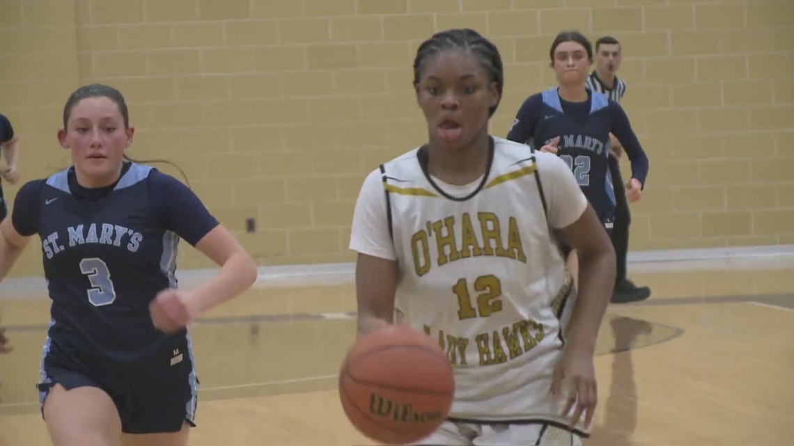 O'Hara standout Kyla Hayes leading by example during record-setting ...