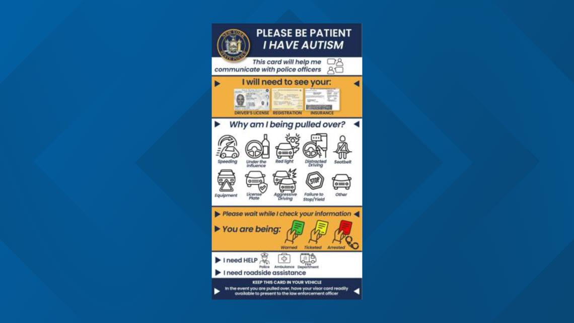 New York Police launch Autism Awareness - Visor Card Program | wgrz.com