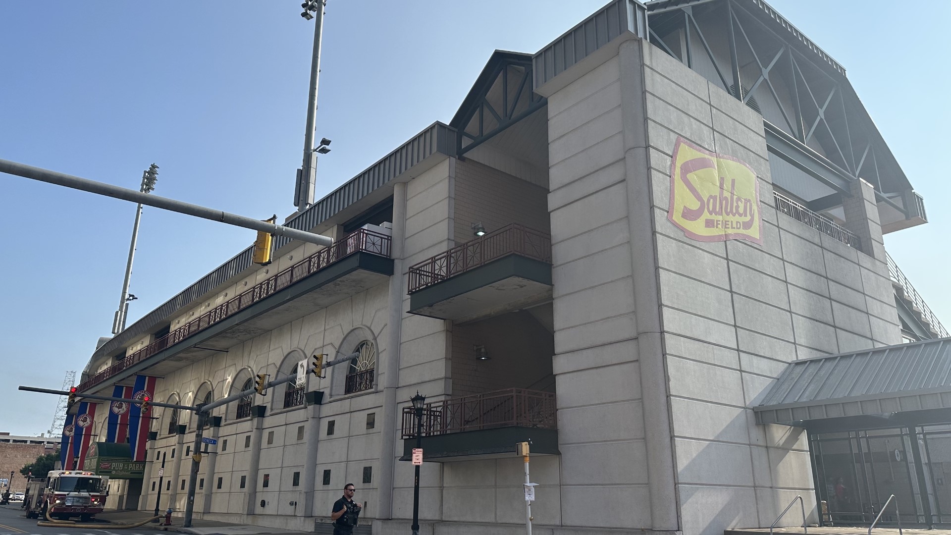 Fire breaks out at Sahlen Field | wgrz.com
