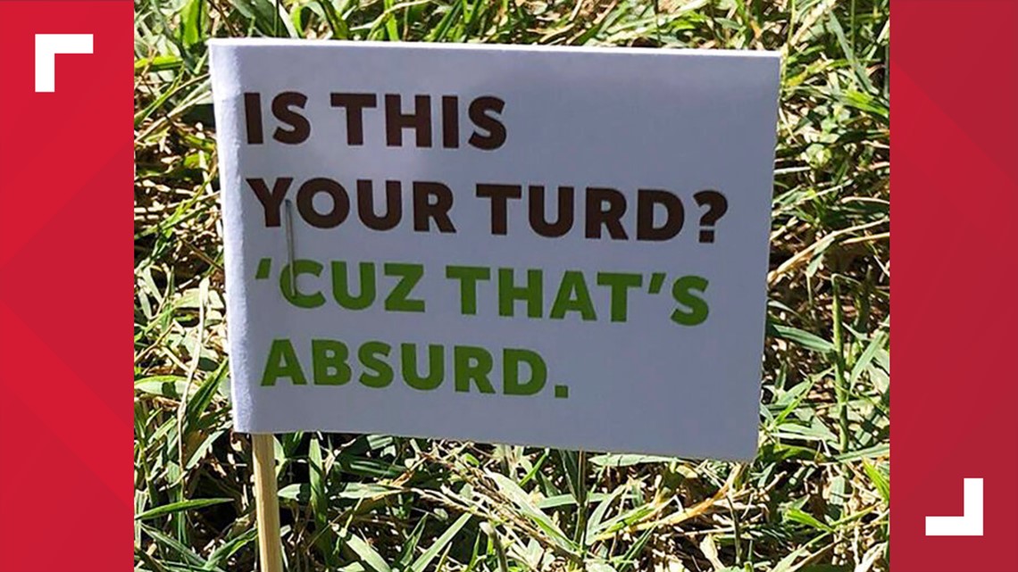 ‘Is this your turd?’: Missouri city’s cleanup flags dog poop | wgrz.com