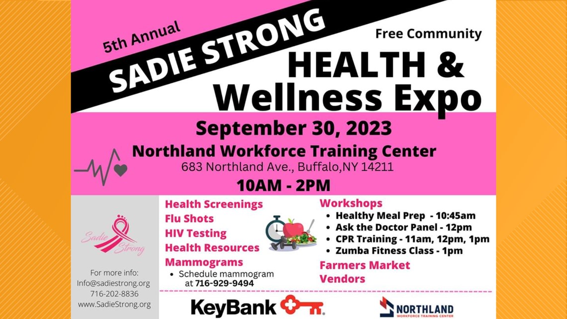 Sadie Strong organization hosts a free health and wellness expo | wgrz.com