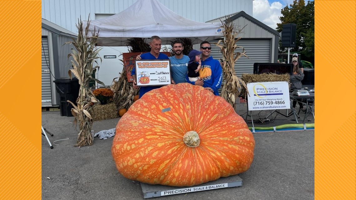 World pumpkin weigh-off in Clarence | wgrz.com