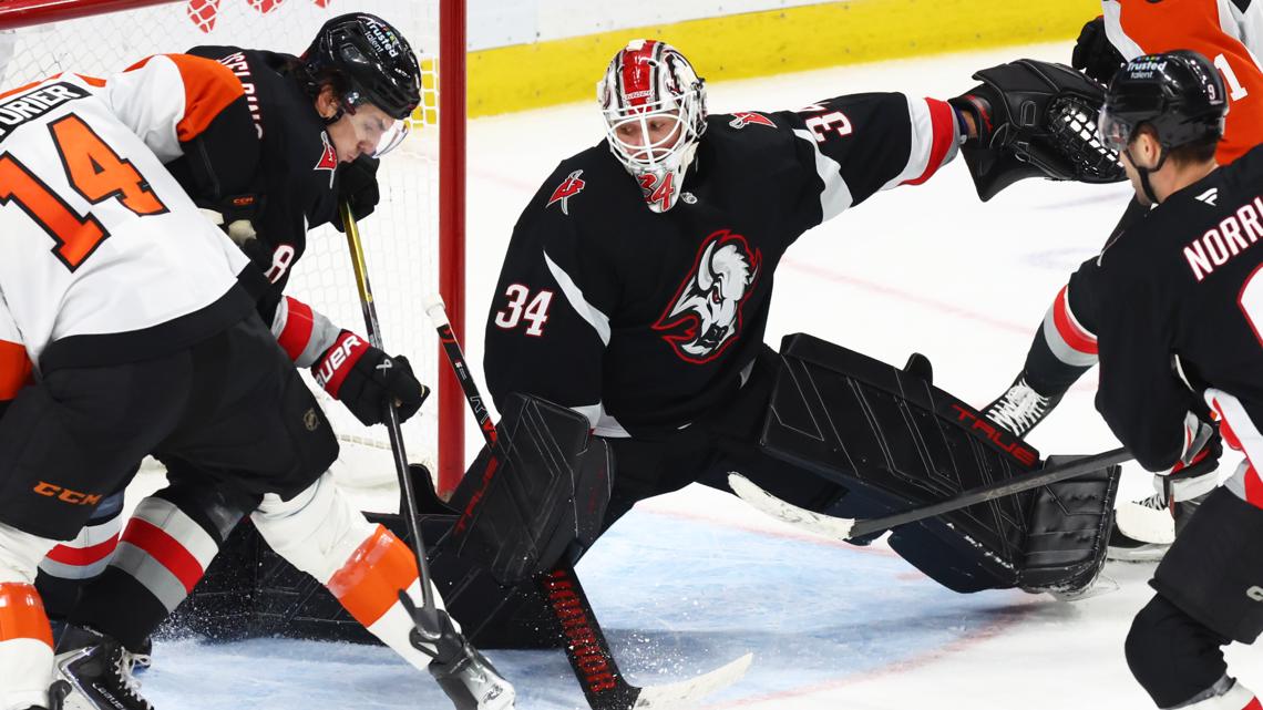 Sabres postgame reaction: Lindy Ruff talks about home win vs. Flyers ...