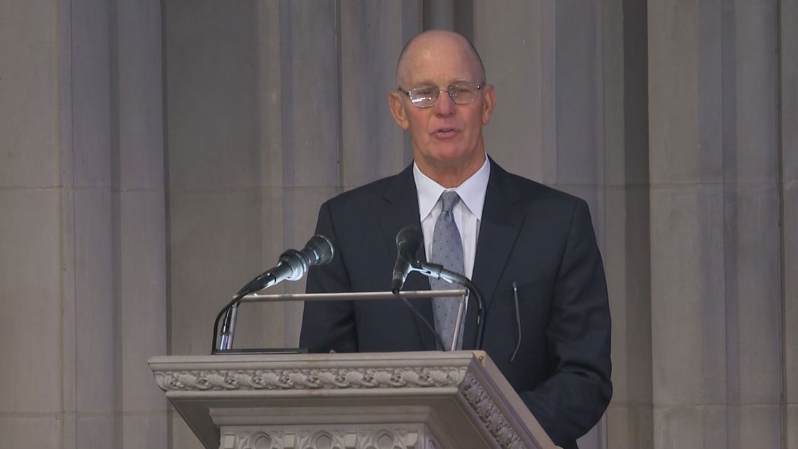 Steven Ford delivers father's eulogy at Jimmy Carter's funeral | wgrz.com