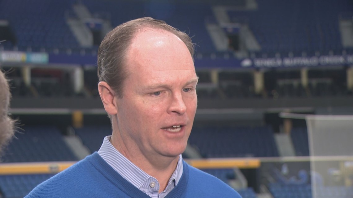 Buffalo Sabres GM Kevyn Adams speaks about goaltender Devon Levi | wgrz.com