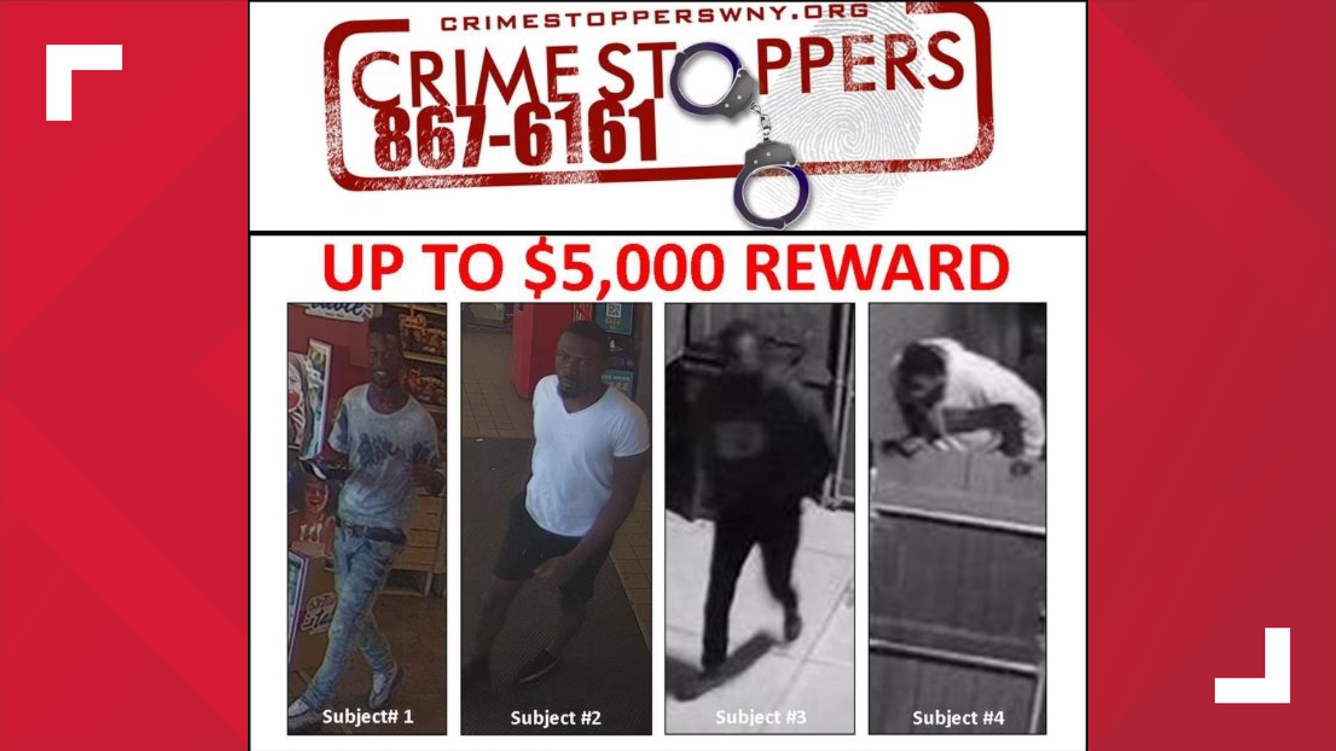 Crime Stoppers WNY offering $5,000 reward for information about Buffalo ...