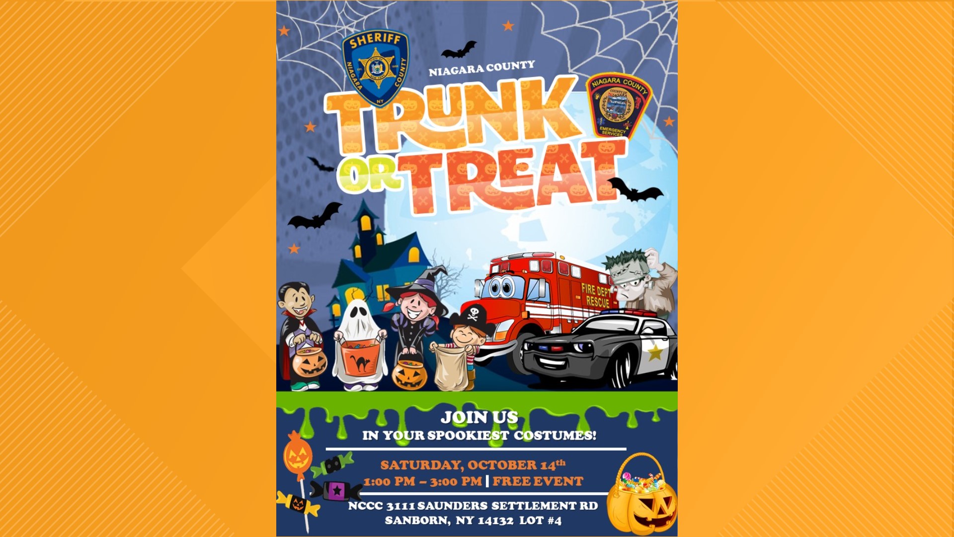 Niagara County Sheriff hosting 'Trunk or Treat' | wgrz.com