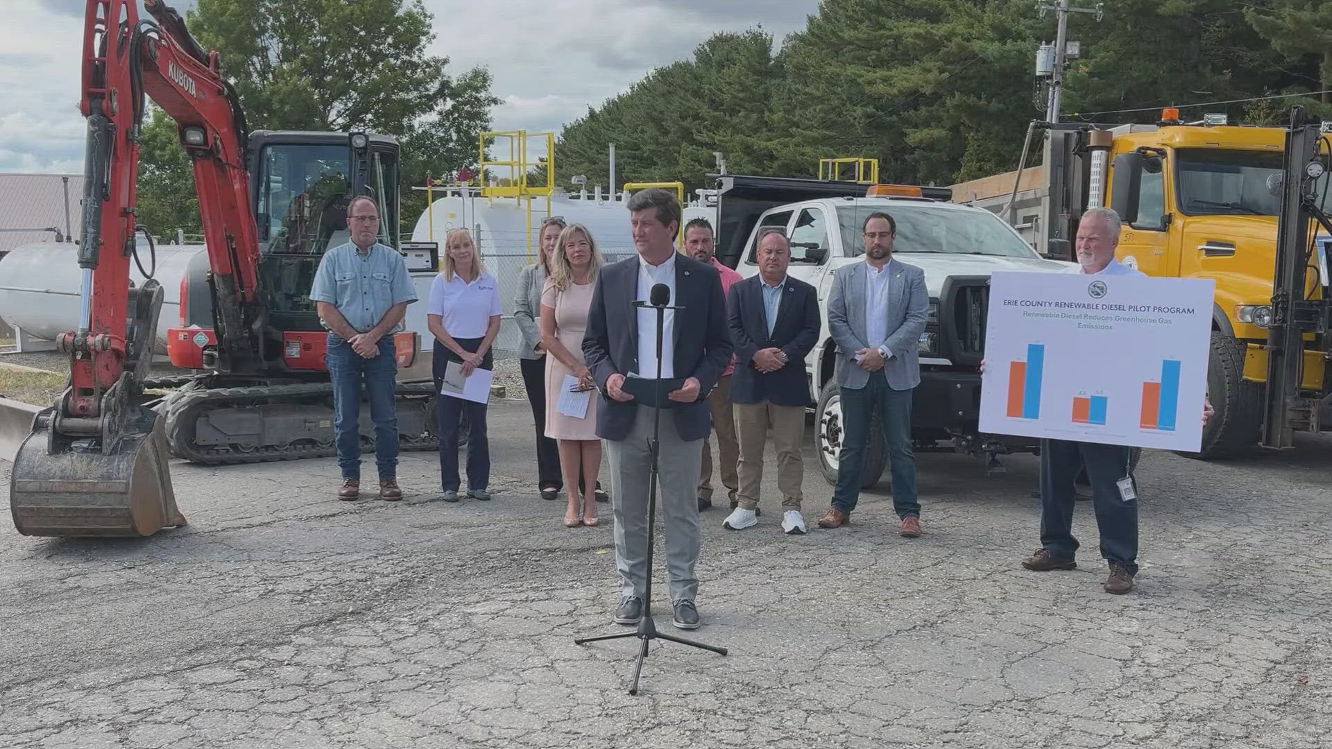 Erie County launches renewable diesel fuel pilot program | wgrz.com
