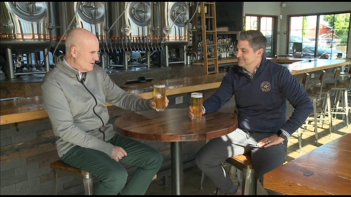 Kevin visits with Brian Harzewski from Britesmith Brewing. | wgrz.com