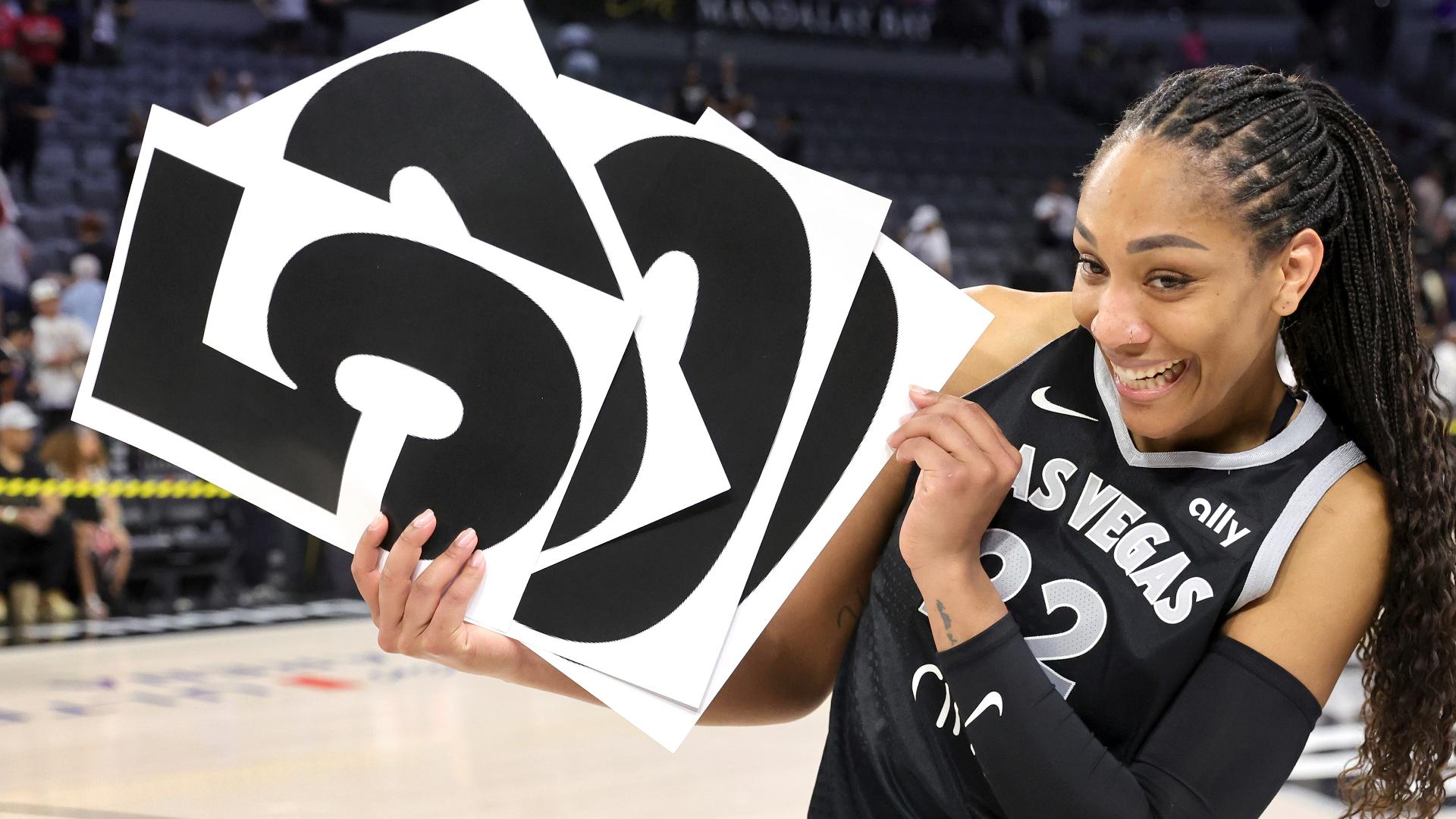 Aces' A'ja Wilson earns historic fourth WNBA MVP award, winning as the unanimous choice | wgrz.com