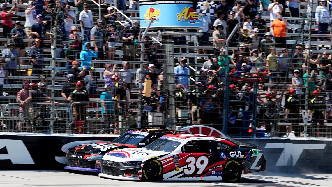 Mayer wins 2nd closest finish in NASCAR Xfinity Series history | wgrz.com