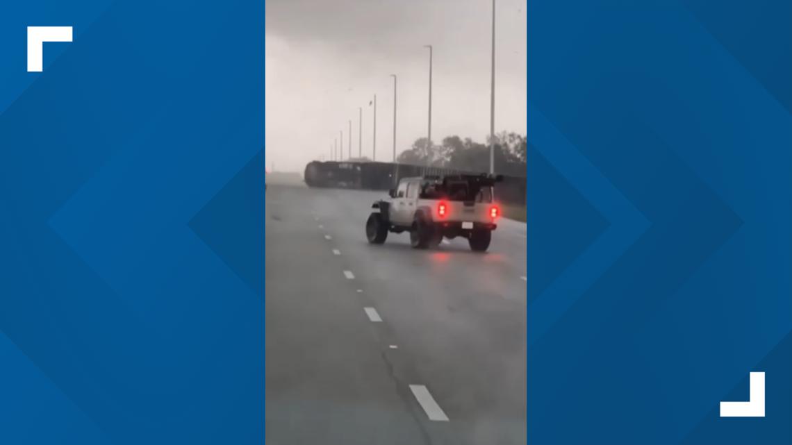 Lineman from CT shares video of driving through storm in Florida | wgrz.com