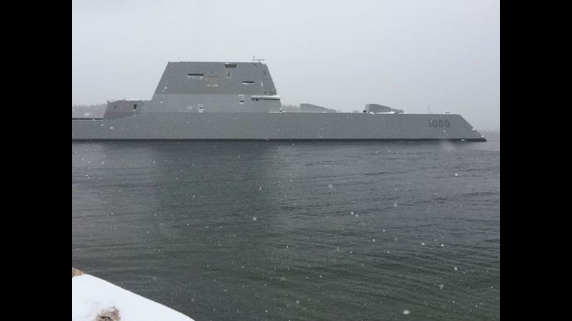Inside the Navy's New Stealth destroyer | wgrz.com