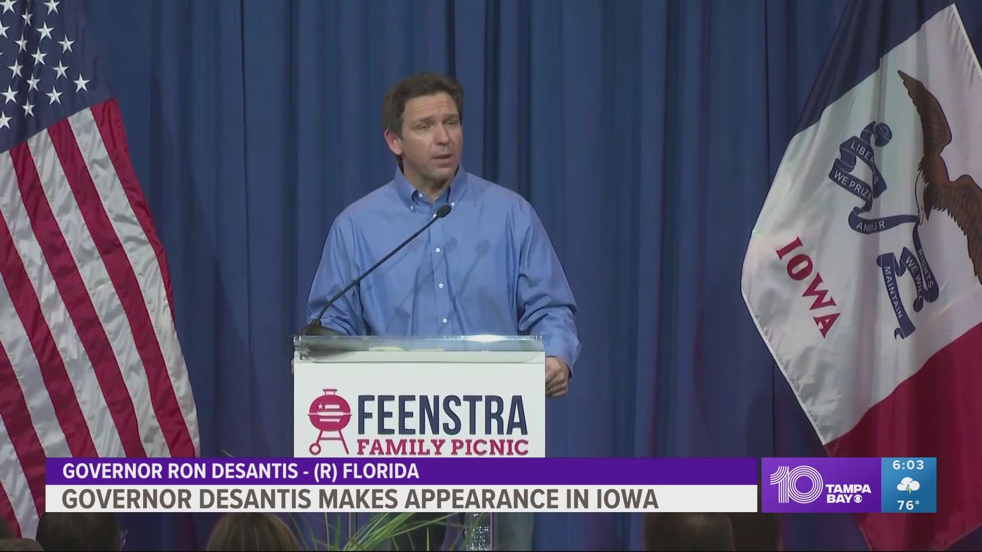 DeSantis in Iowa warns of GOP 'culture of losing' | wgrz.com